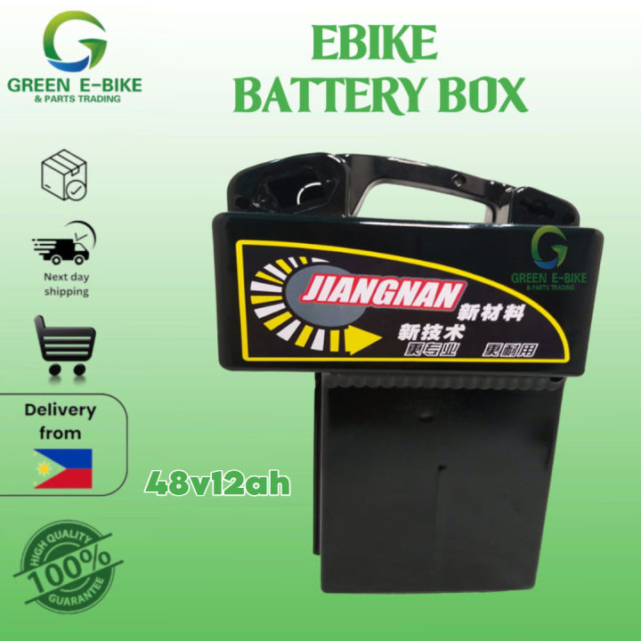 GREEN EBIKE Battery Box (48v12ah) Battery Case, Heavy Duty, PVC Type ...