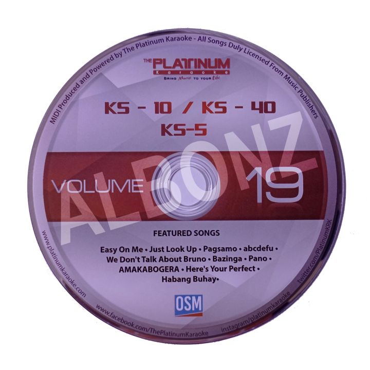 Junior Lite KS-5 / Junior 2 KS-10 / K-Box 2 KS-40 Updated Platinum CD Volume 22 | Lazada PH