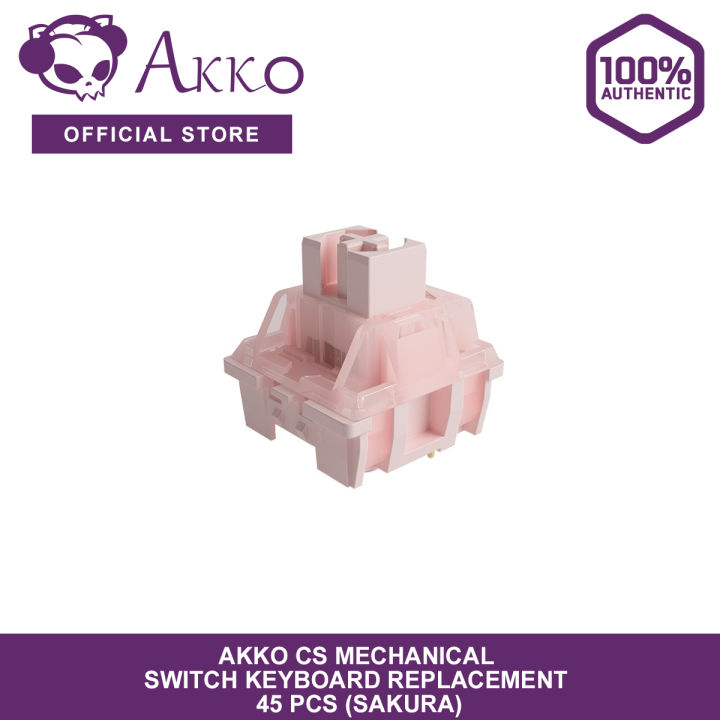 AKKO CS Mechanical Switch Keyboard Replacement 45 Pcs Sakura | Lazada PH
