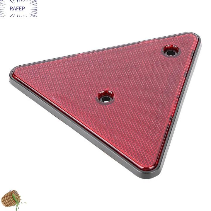 RAFEP IP67 Waterproof Safety Triangle Reflector Red Triangle Shape Red ...