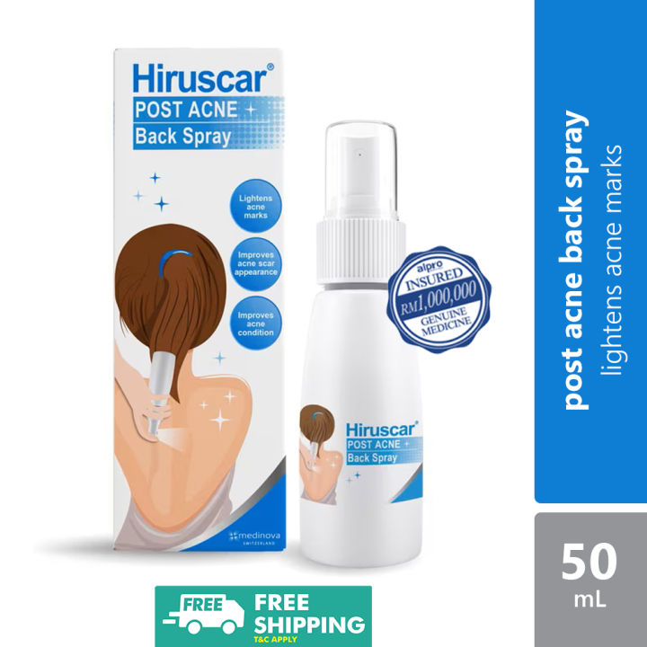 Hiruscar Post Acne Back Spray 50ml | Fights Body Acne | Lazada