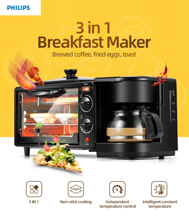 philips breakfast maker 4 in 1 multifunctional breakfast machine ...