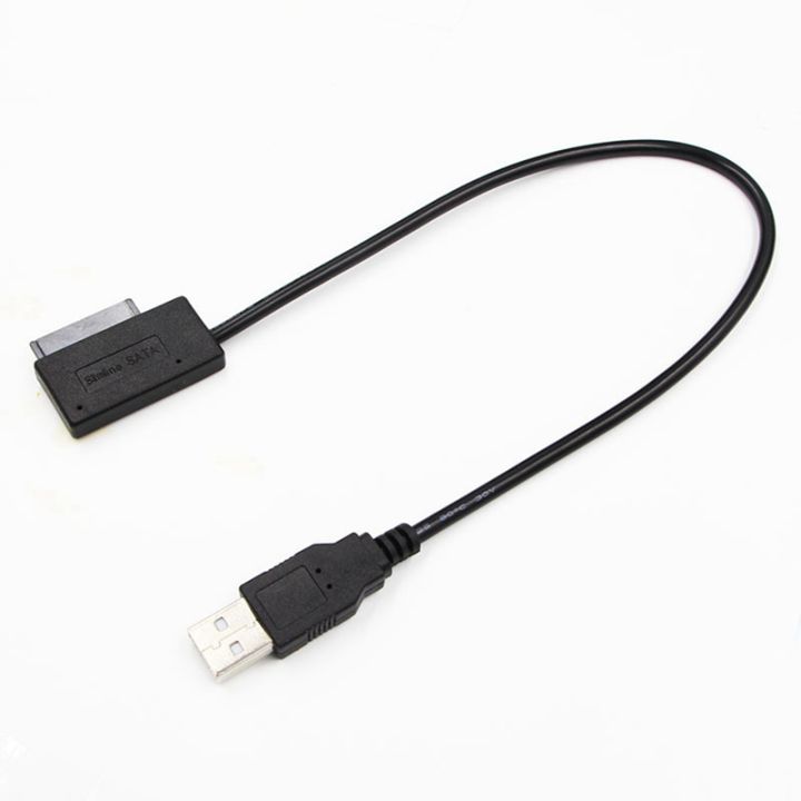 (MTIP) 35CM USB Adapter PC 6P+7P CD DVD Rom SATA to USB 2.0 Converter Slimline Sata 13 Pin Drive ...