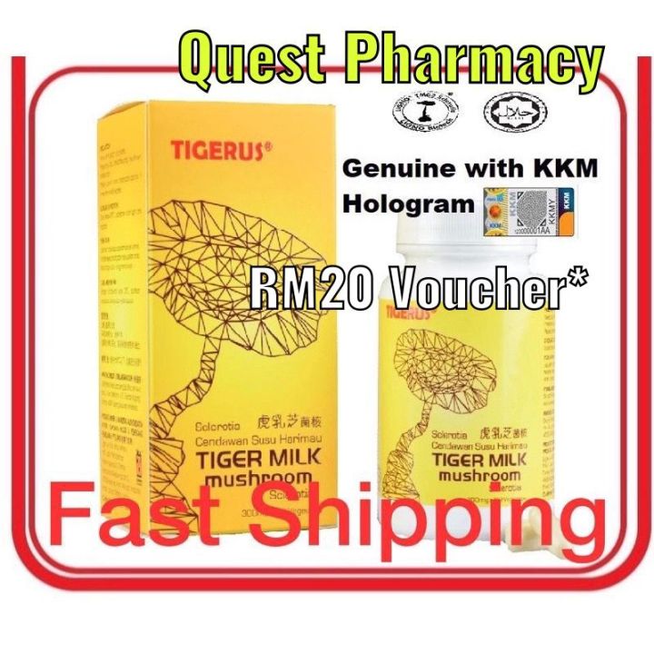 (FREE Shipping + New Stock) TIGERUS TIGER MILK MUSHROOM SCLEROTIA 300mg ...