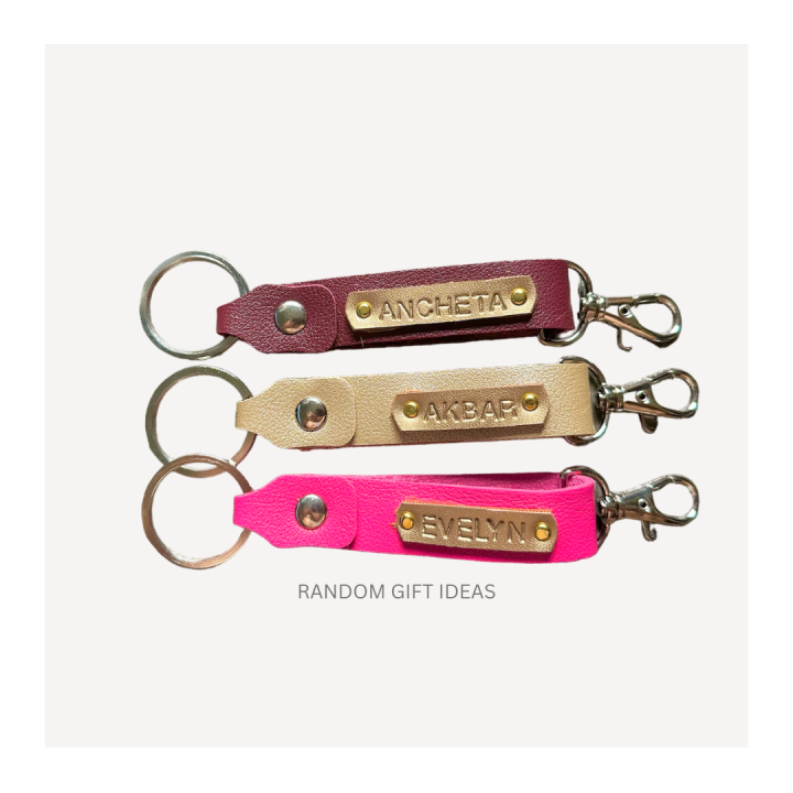 Personalized Leather Keychain B | Lazada PH
