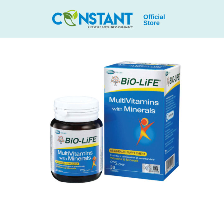 BIOLIFE Multivitamins with Minerals (30's) | Lazada