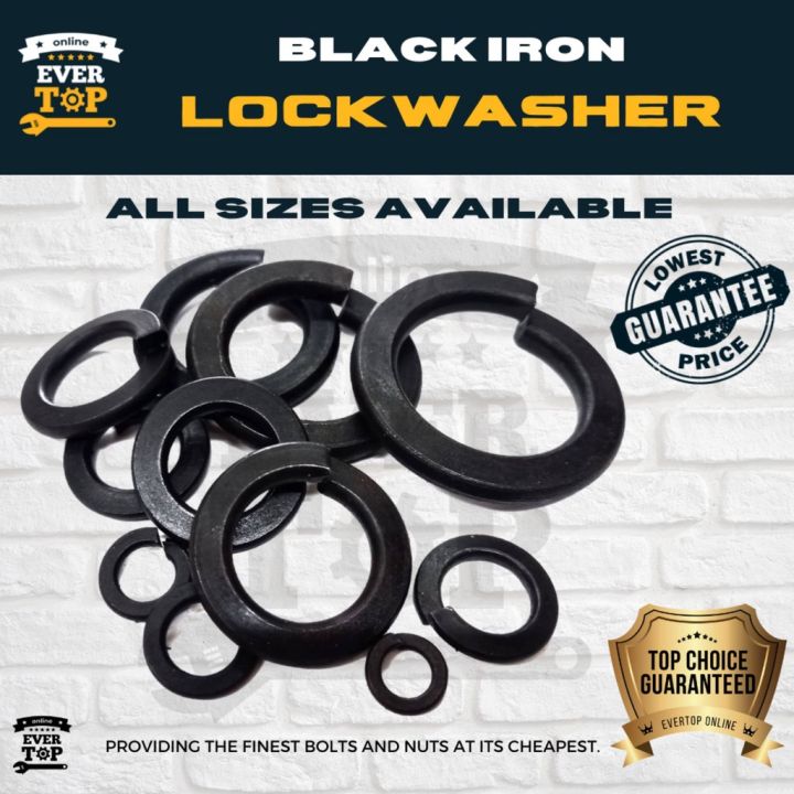 BLACK IRON LOCK WASHER | BI LW | LOCKWASHER | ORD LW | SPRING WASHER ...