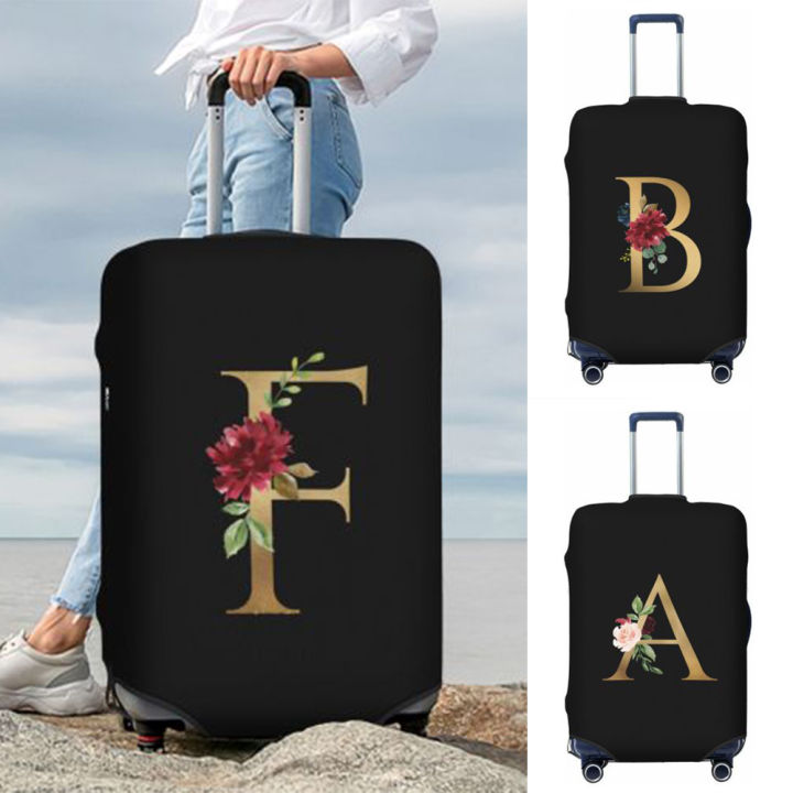 Letter Luggage Protective Cover Alphabet Travel Suitcase Case Elastic ...