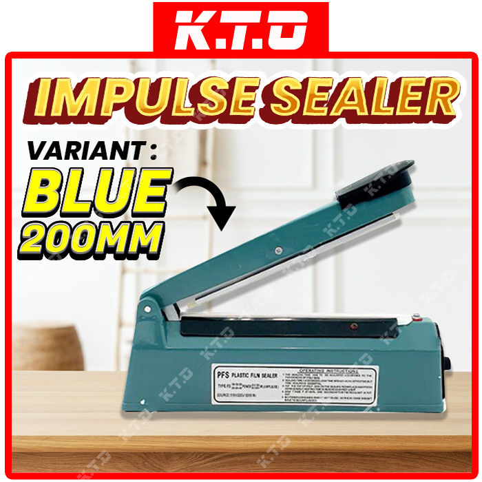 PVC Impulse Sealer Machine Plastic Film Seal Heat Sealer Packaging ...