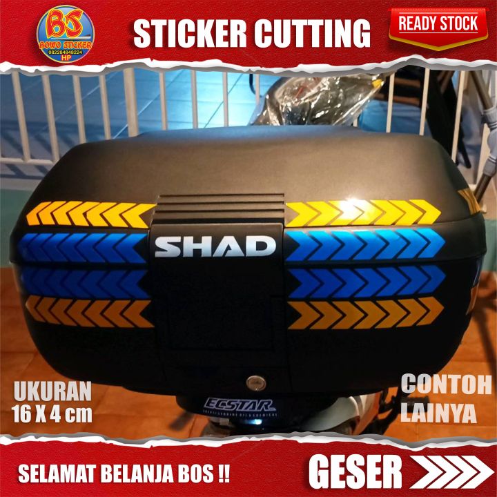 STICKER BOX MOTOR PANAH GARIS POLISI CUTTING | Lazada Indonesia