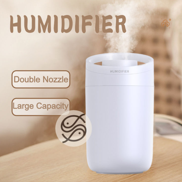 3L Double Nozzle Humidifier Essential Oil Aromatherapy Diffuser Large ...