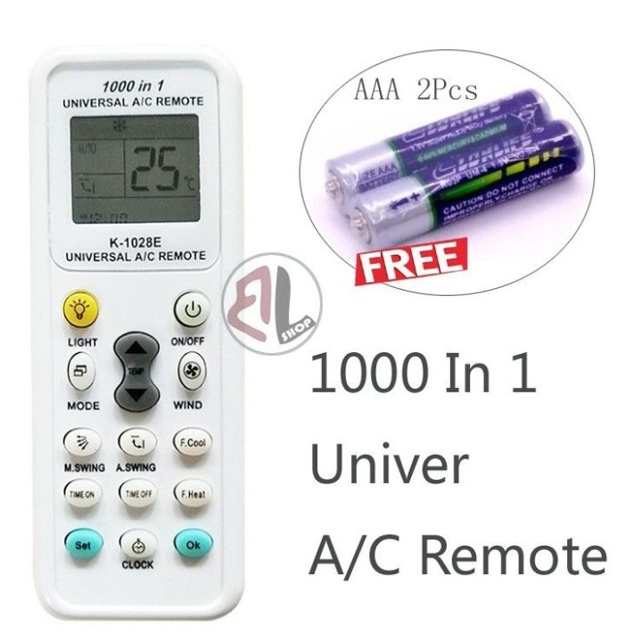 Universal Aircond Remote Multi K-1028E Remote Control Controller FSHN ...