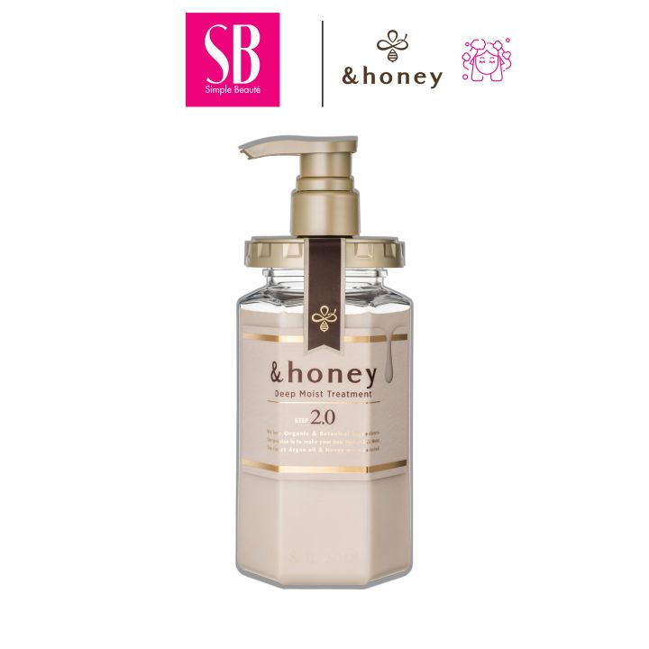 &Honey Deep Moist Hair Treatment 2.0 (440ml) | Lazada