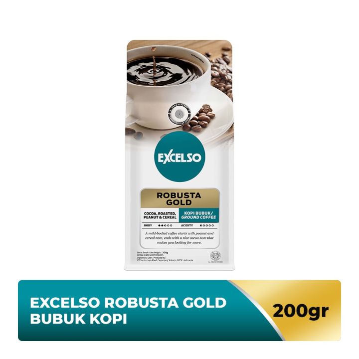 EXCELSO Robusta Gold - Bubuk Kopi 200 gr | Lazada Indonesia