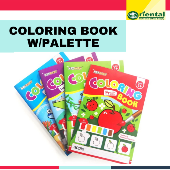 Coloring Book w/ Palette - Colorful Creative Water Coloring Activity ...