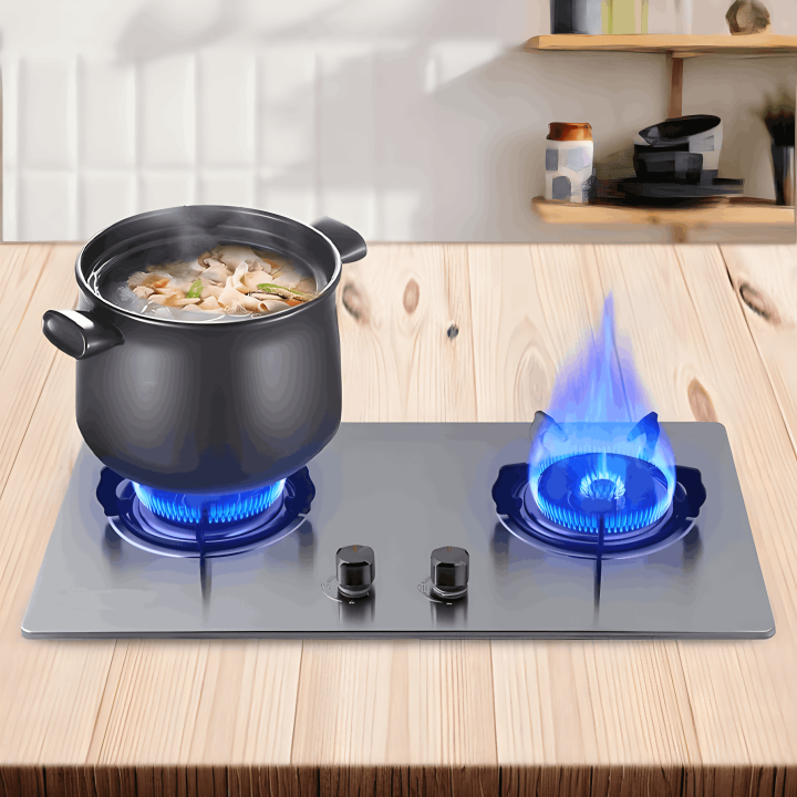 Gas Stove Embedded Liquefied Petroleum Gas Stainless Steel Large Size ...
