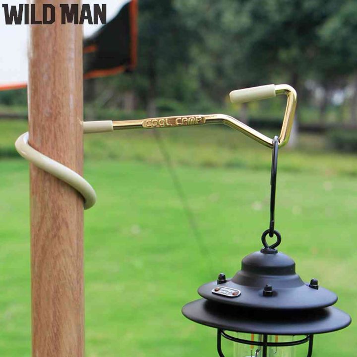 Outdoor Portable Tent Pole Post Lamp Holder Light Stand Hook Lantern ...