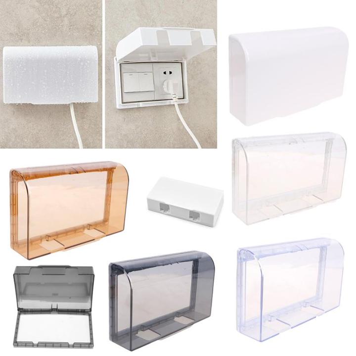 86 Type Double Socket Protector Electric Plug Cover Child Safety Box ...