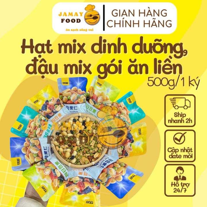 Gói hạt dinh dưỡng Kam Yuens mix ngũ cốc,bim bim, trái cây sấy, các ...