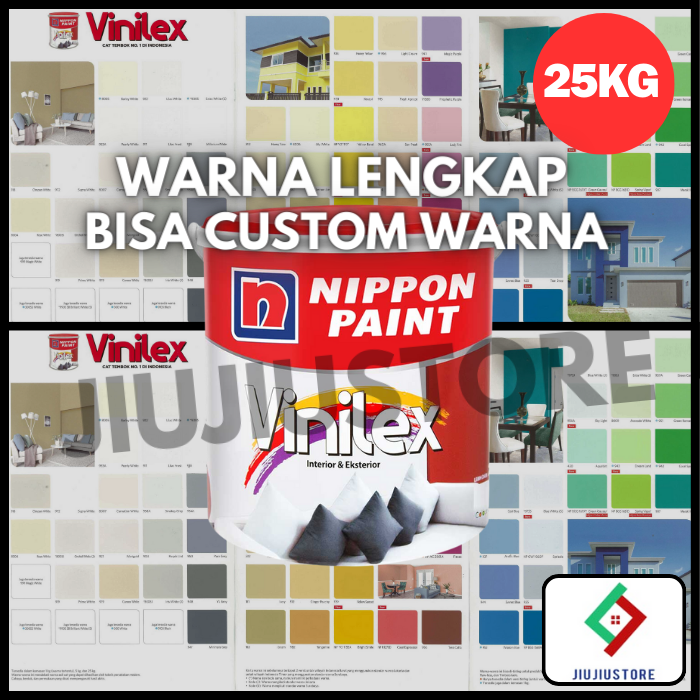 PART 2] VINILEX 25 KG NIPPON PAINT CAT TEMBOK INTERIOR & EKSTERIOR CAT NIPPON VINILEX PRO 5000 ...