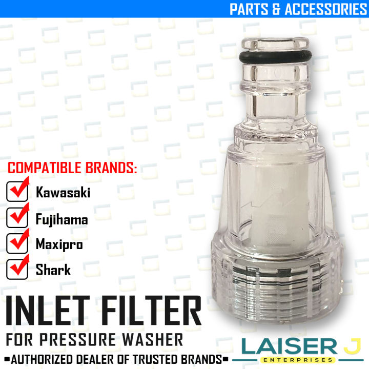 Pressure Washer Inlet Filter for Kawasaki and Fujihama •Laiser J ...
