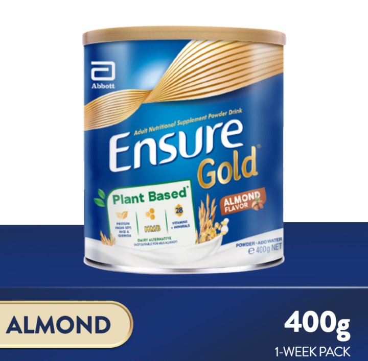 Ensure Gold HMB Plant Based Almond 400g For Adult Nutrition- Aug 2024 ...
