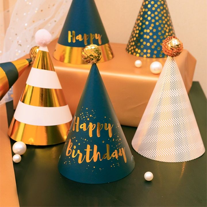 Birthday Party Hat DIY Cute Handmade Cap Cakes Birthday Hat Children ...