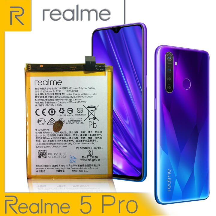 Realme 5 Pro (BLP731) Battery (100% Original) | Lazada PH