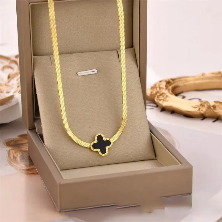 100% Titanium - Kalung Titanium Gepeng Liontin Bulat Hitam Anti Karat ...