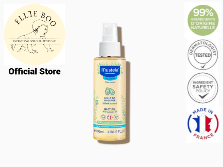Mustela Baby Massage Oil 100ml (Expiration: Aug 2026) | Lazada PH