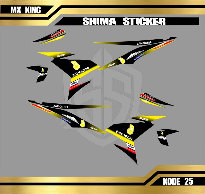 Stiker MX KING Striping MX KING Motor YAMAHA Sticker Variasi Racing 25 ...