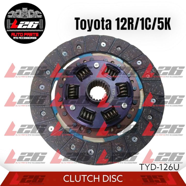 Toyota 12R / 1C / 5K Clutch Disc TYD-126U | Lazada PH