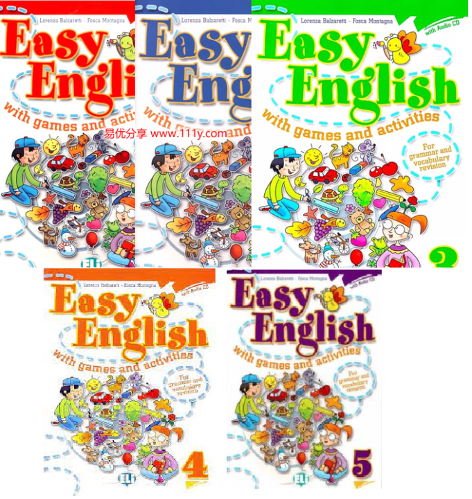 Easy English Games and Activities Book 1 -5 | Lazada