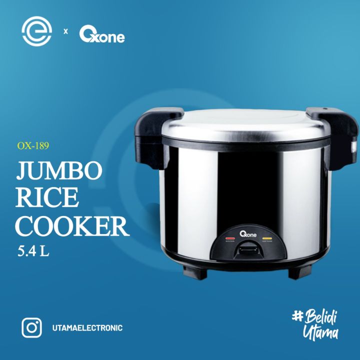 OXONE Jumbo Rice Cooker 5.4 Liter OX-189 | Lazada Indonesia