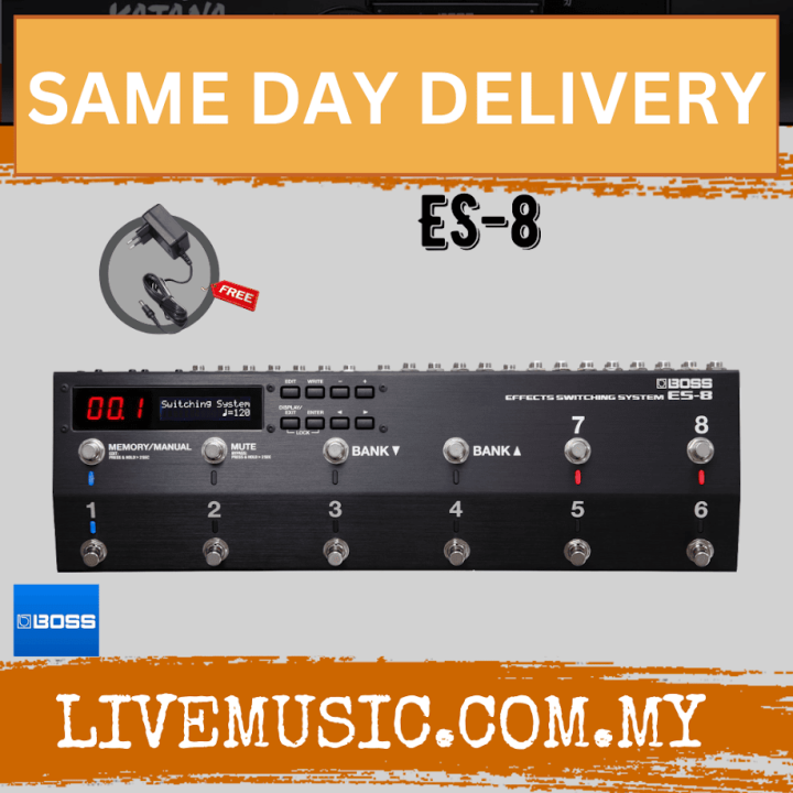 Boss ES-8 Guitar Effects Switching System (ES8) | Lazada