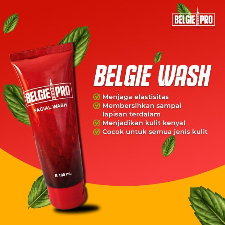 Belgie Pro Facial Wash Original Cerahkan Wajah | Lazada Indonesia