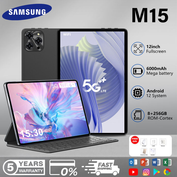 Samsung Tab M15 smart tablet 12GB + 512GB Android 13 tablet for kids ...