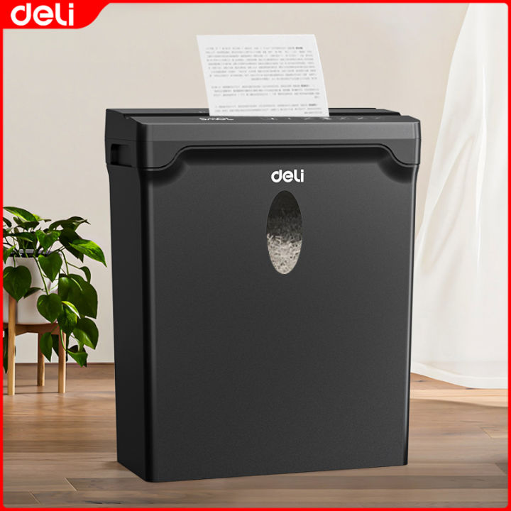 Deli 10L Paper Shredder 5 Sheets (Black) ET014 | Lazada PH