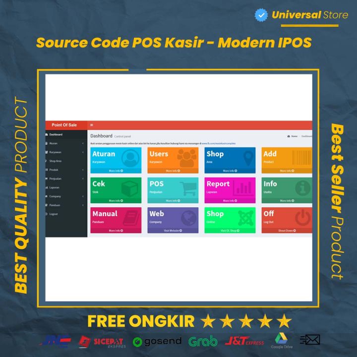 Source Code POS Kasir - Modern IPOS Point of Sale with Stock Management ...