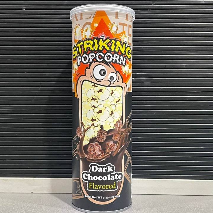 Striking Popcorn Dark chocolate Flavored 100g(3.53oz) | Lazada PH