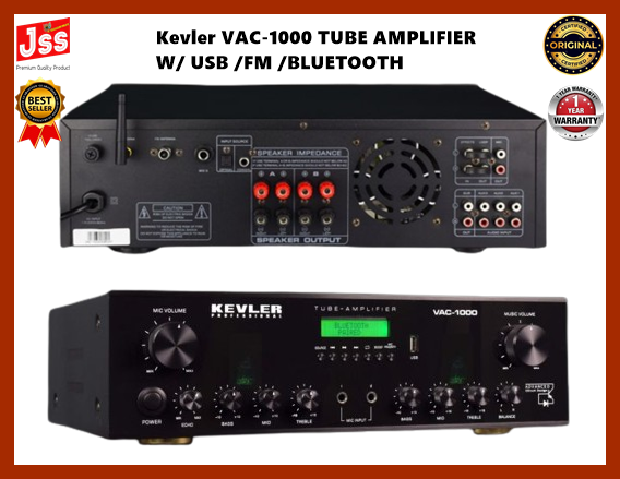 JSS Kevler VAC-1000 TUBE AMPLIFIER W/ USB /FM /BLUETOOTH | Lazada PH