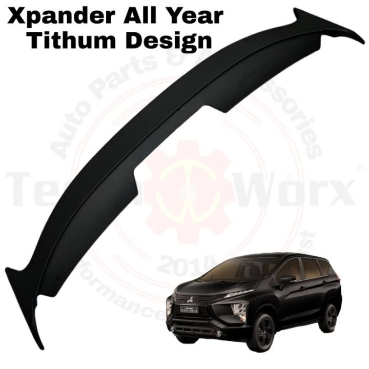 Mitsubishi Xpander Rear Spoiler Tithum Wings Body Kits 2020 2021 2022 ...