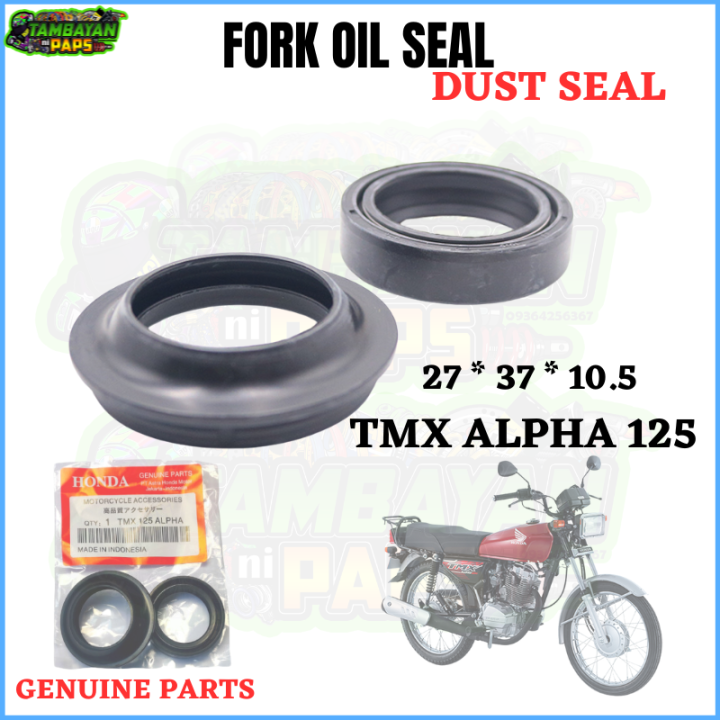ORIGINAL HONDA FRONT FORK OIL SEAL FOR TMX 125 ALPHA 100% GUINUINE ...