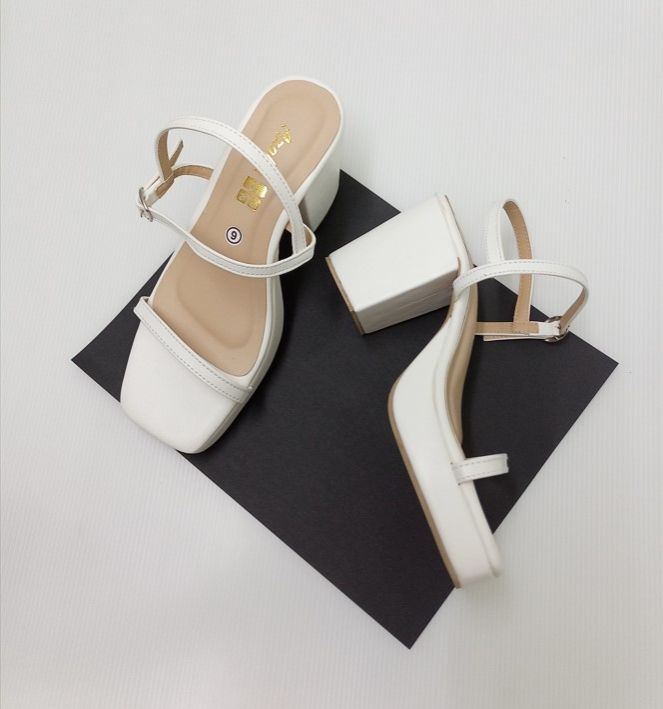 Azalea Adelyn in White - 3 inches Platform Heels | Lazada PH