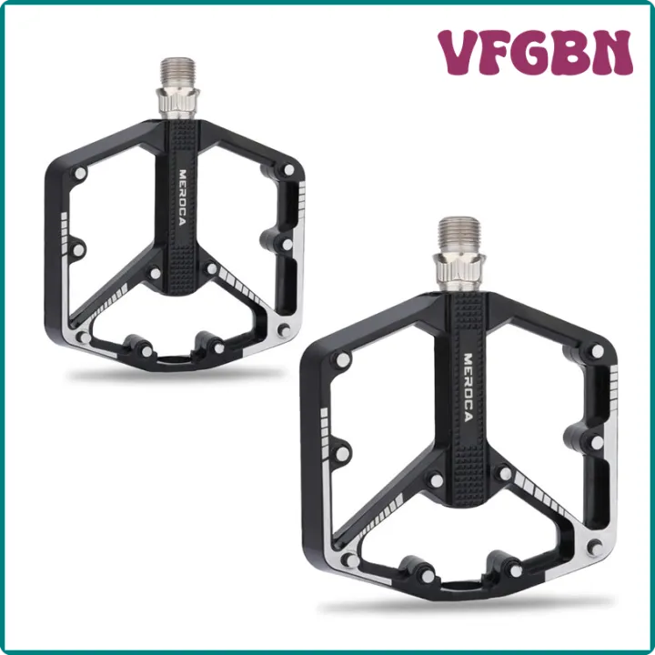 แป้นถีบจักรยานจักรยานเสือภูเขา BNJHU แพลตฟอร์มโลหะผสมบันไดจักรยานอ ...