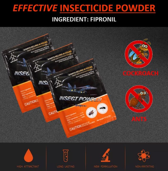 Cockroach & Ant Insect Powder Pembunuh Serbuk Peracun Lipas Semut ...
