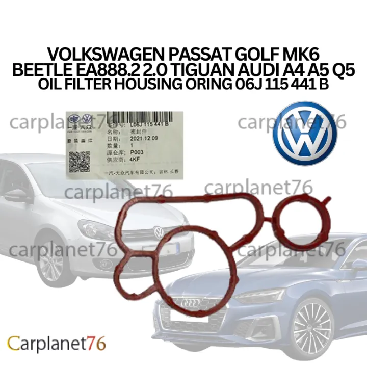 VOLKSWAGEN PASSAT GOLF MK6 BEETLE EA888.2 2.0 TIGUAN AUDI A4 A5 Q5 OIL ...