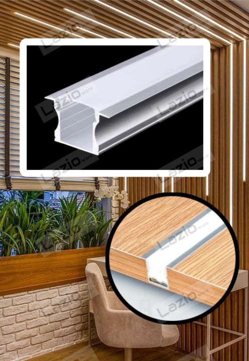 (1m/1.5m) LED strip light aluminium U channel / profile track rail ...