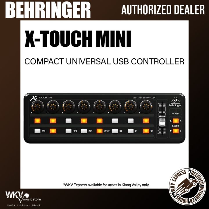 Behringer X-Touch Mini USB Control Surface (XTouch / X Touch/ X Touch Mini/ xtouchmini/ xtouch ...