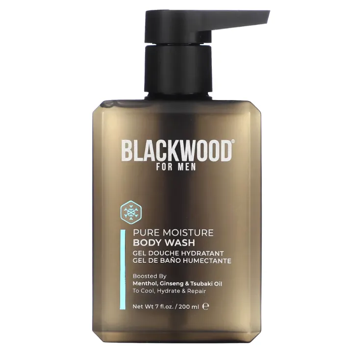 Blackwood For Men, Pure Moisture Body Wash, Menthol, Ginseng & Tsubaki ...